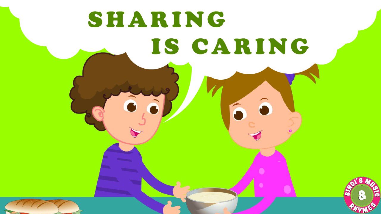 Sharing Is Caring Clipart