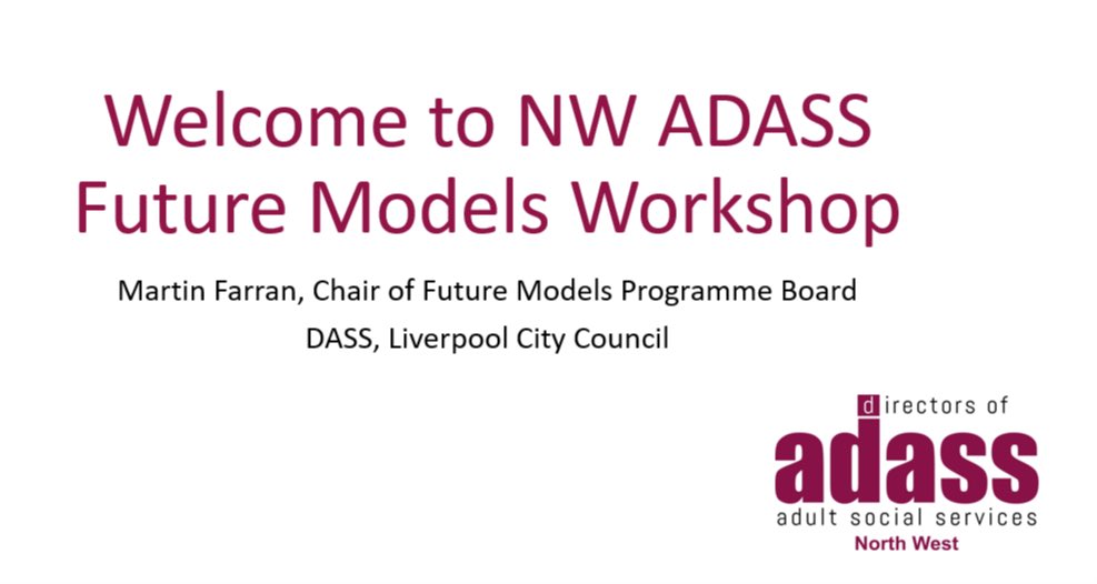 Association of Directors of Adult Social Services North West Branch