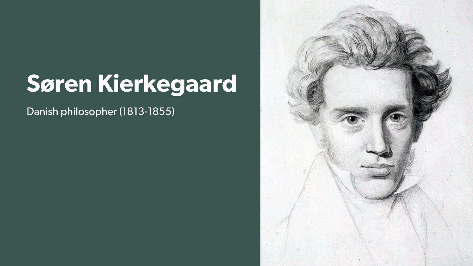Soren Kierkegaard Portrait