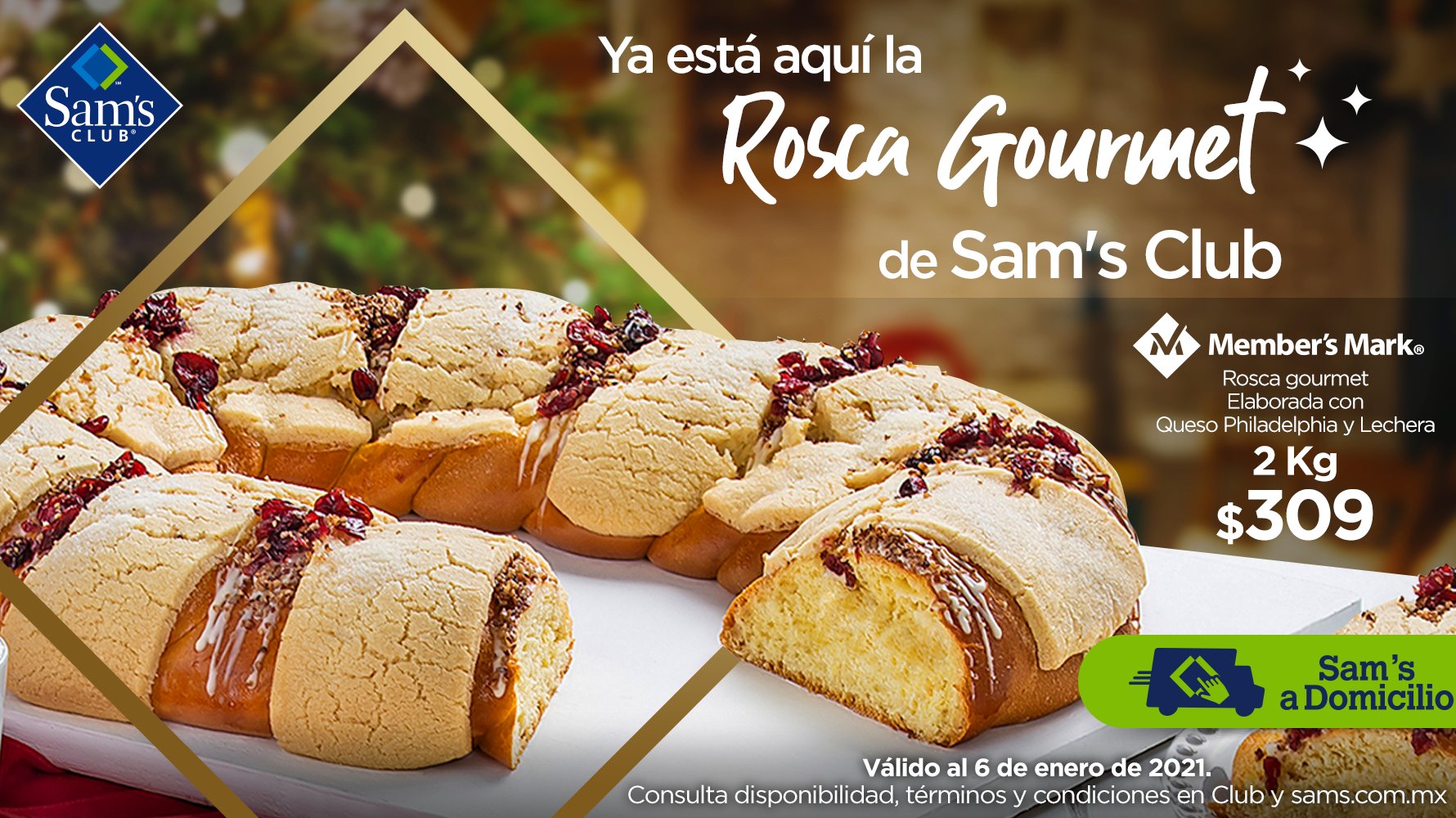 Sam's Club México on Twitter: "🚨¡Atención!🚨 La espera terminó. Ya está aquí la Rosca de Reyes ...