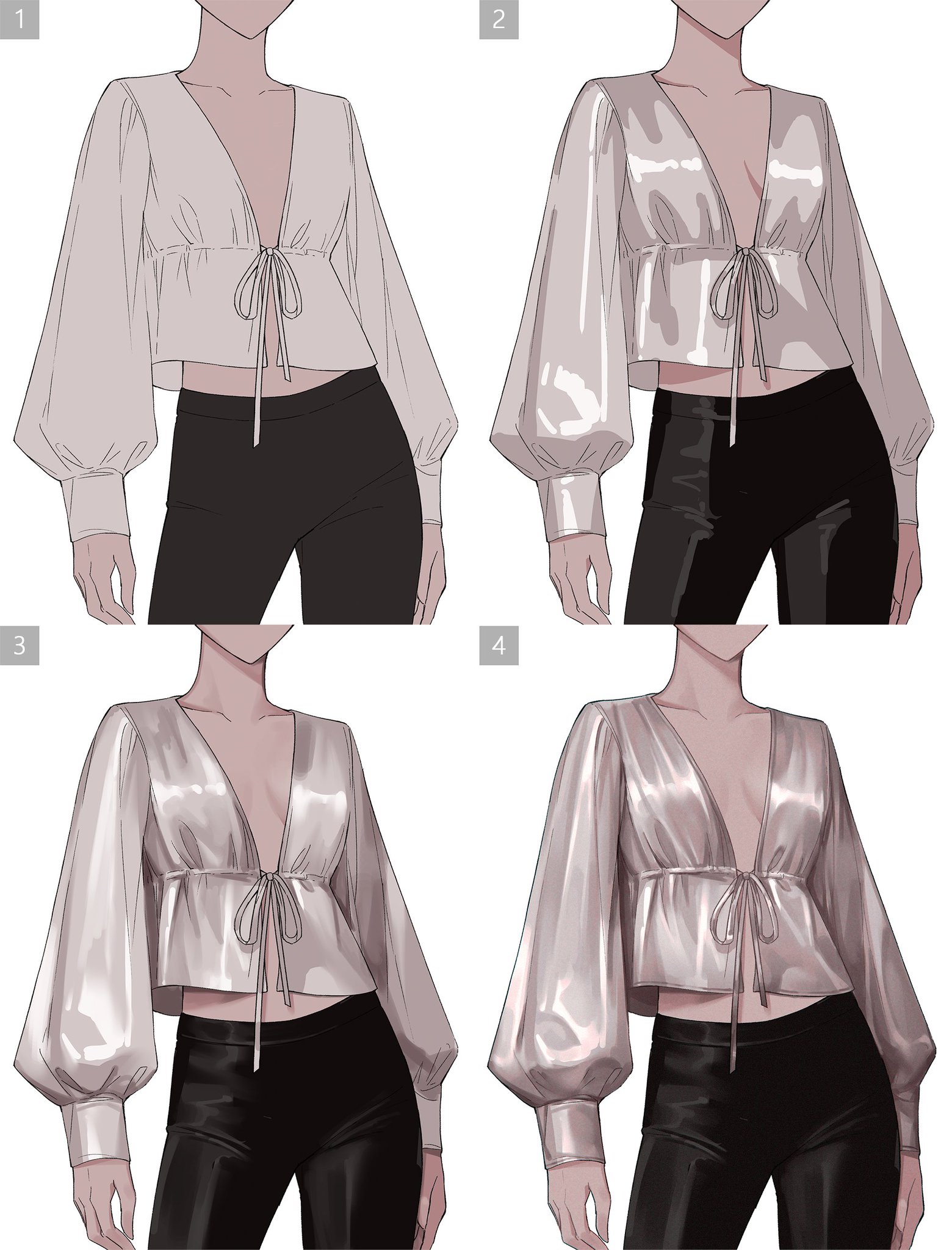 SOLRAKA💙솔라카/수강생 모집중 on Twitter: "How to Draw Silk Blouse https://t.co/7MOYueKtDz" / Twitter