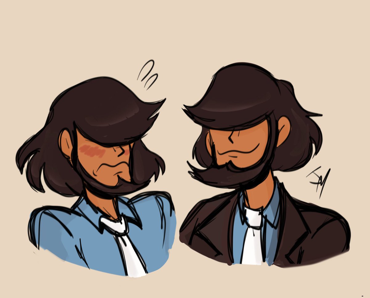 「blinding bangs jigen is my favorite jige」|Jac 🔆のイラスト