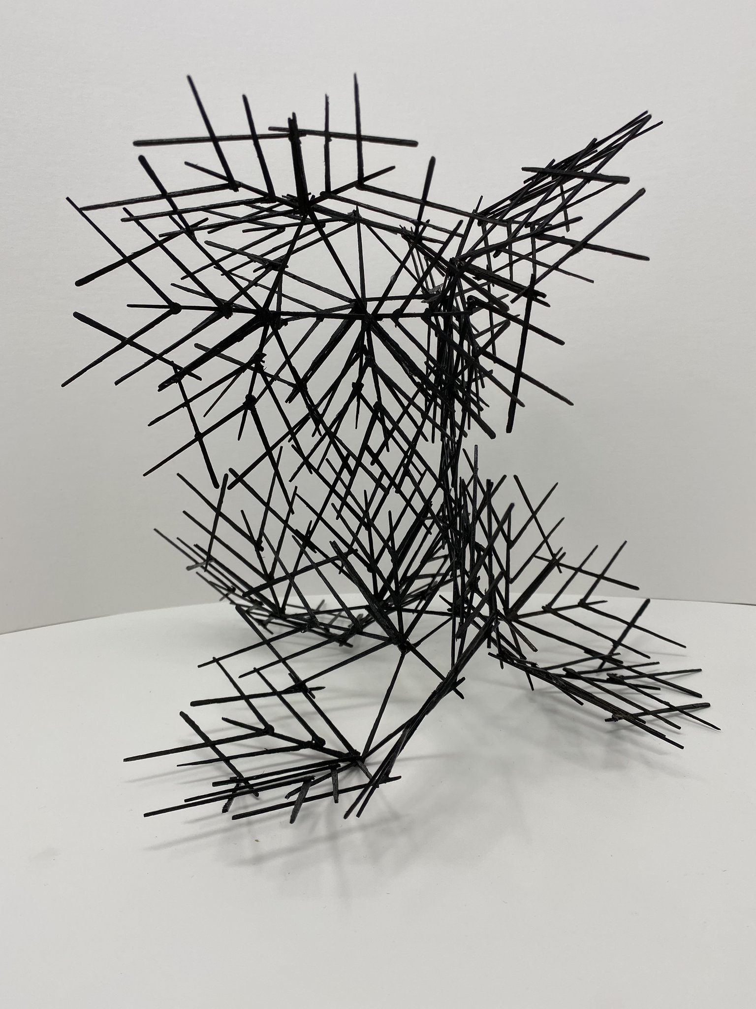 Linear Toothpick Sculpture