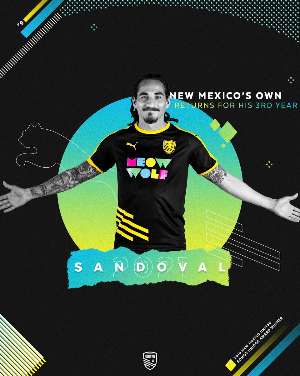 Devon Sandoval Returns for His Third Year with New Mexico United : r/USLPRO