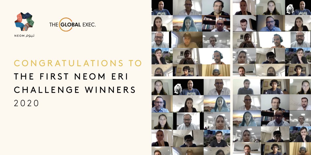 The first #NEOM ERI Challenge, hosted in partnership with @The_Global ...