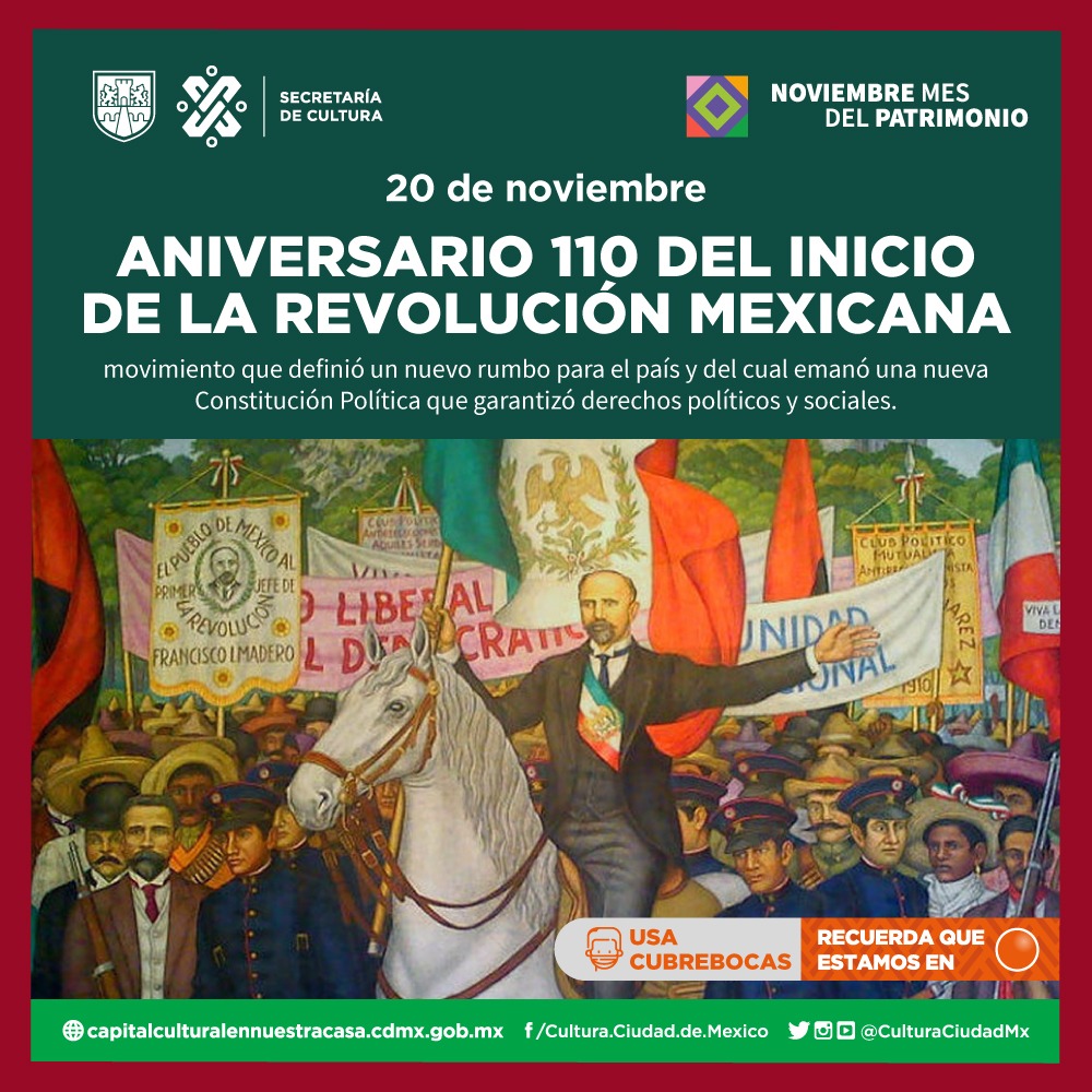 20 De Noviembre Revolucion Mexicana 20 De Noviembre: Aniversario De La