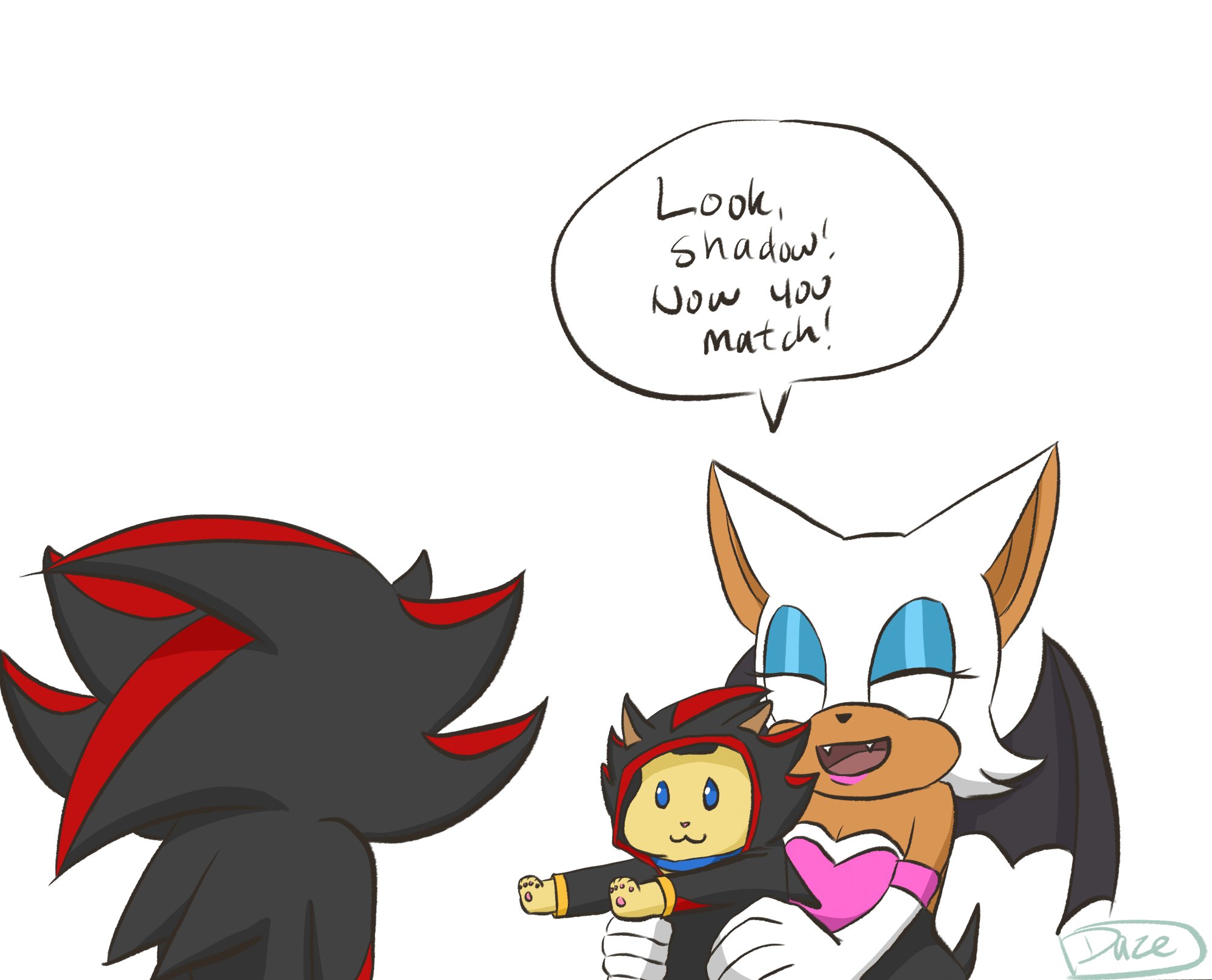 Shadow And Rouge Have A Baby