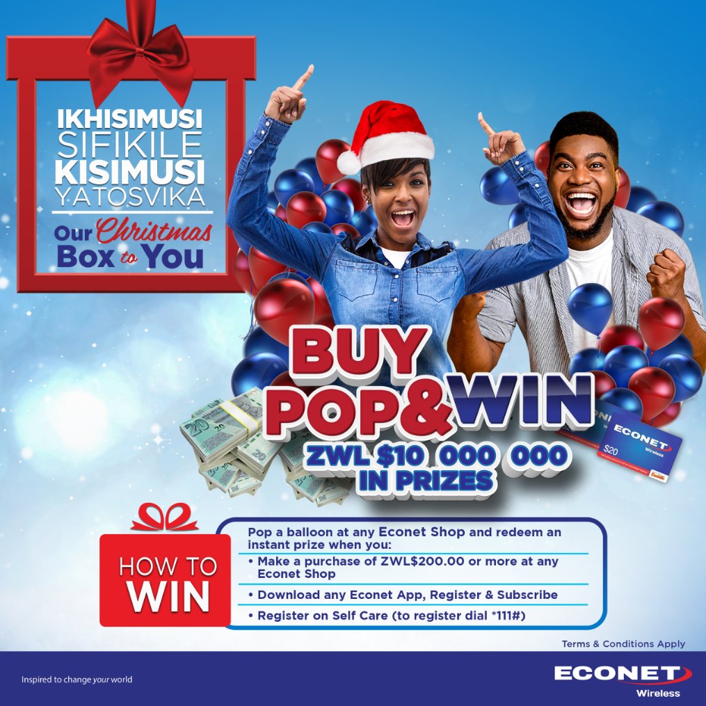 Econet Wireless On Twitter Buy Pop And Win 💰make A Purchase Of Zw 200