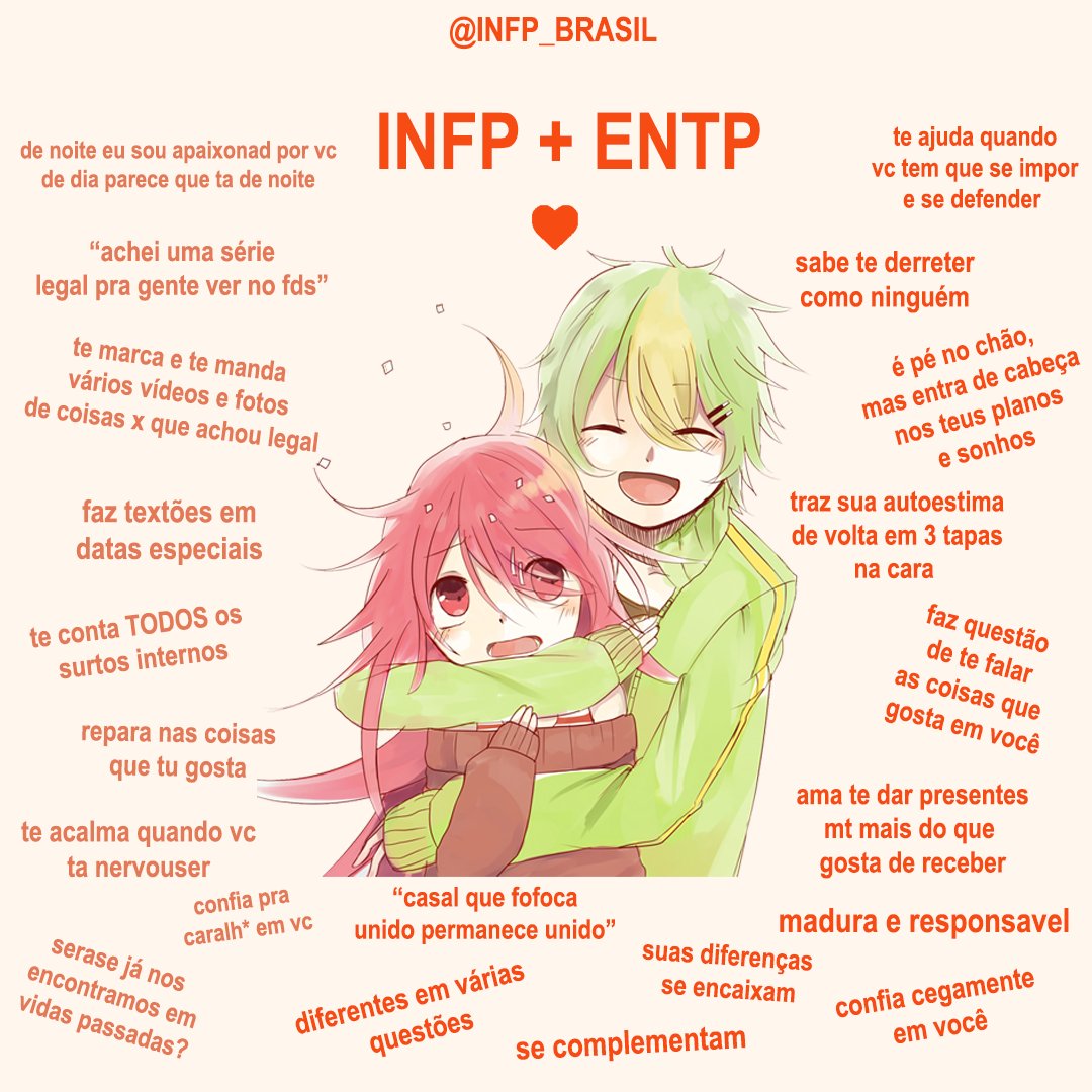 INFP on Twitter: "INFP + INTP 🧡 obs.: Baseados em relacionamentos reais dos INFPs da página ...