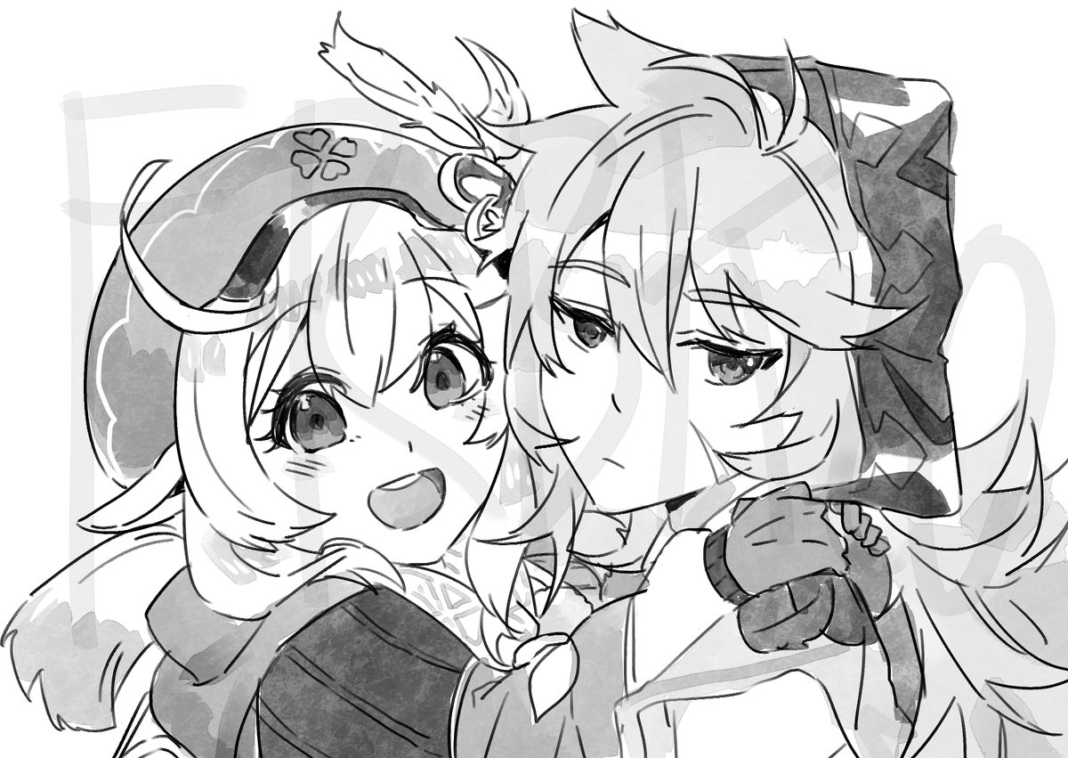 「fourth commission, Razor and Klee for @D」|F a r e b a k e (36A@CF)の漫画