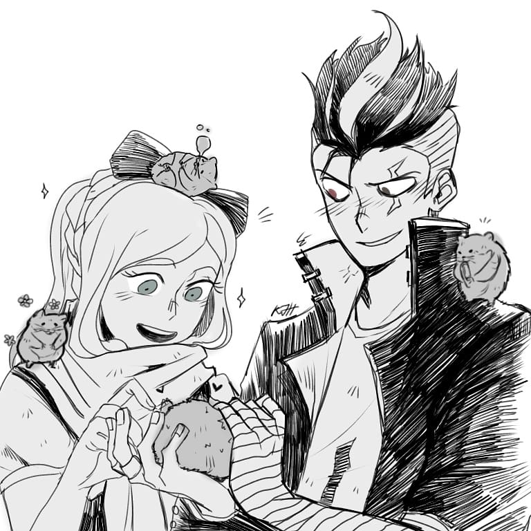 Dangan Ronpa Sonia And Gundam