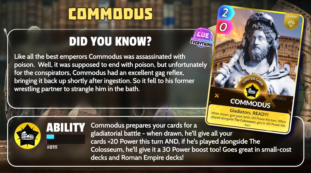 Poison Cue Advertisment