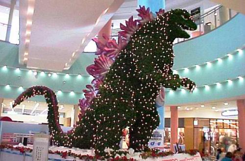 Godzilla Christmas Tree