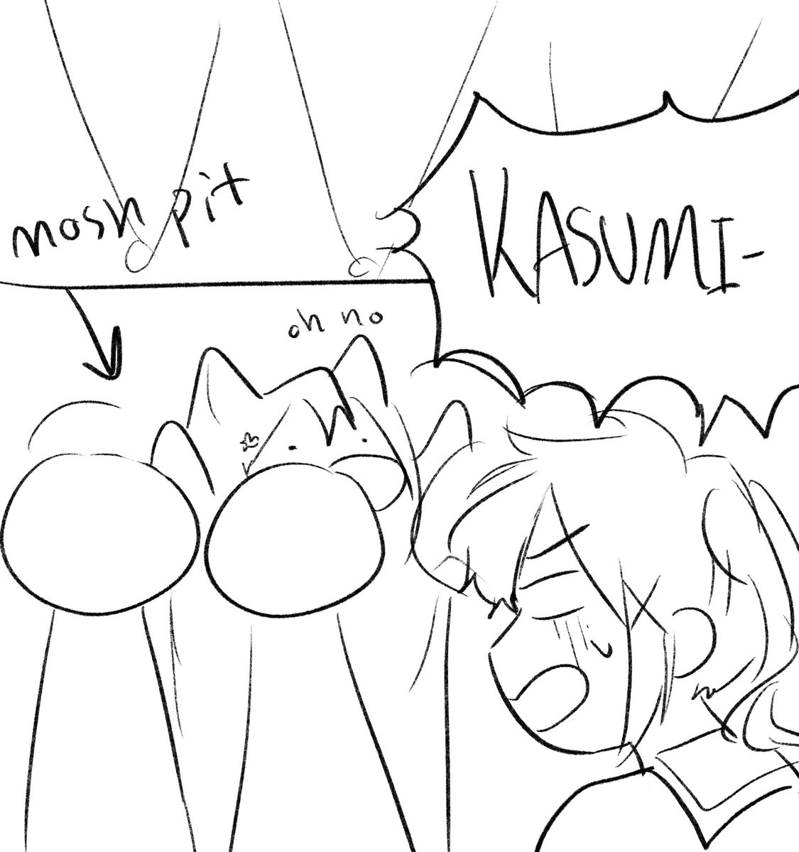 bandori ocs ] sayaka is very passionate abt punk rock 」Luna 🌙の漫画