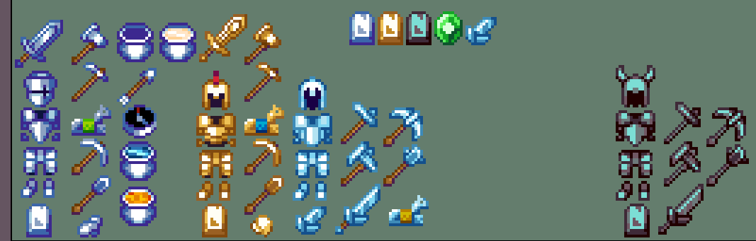Minecraft Pixel Art Diamond Armor