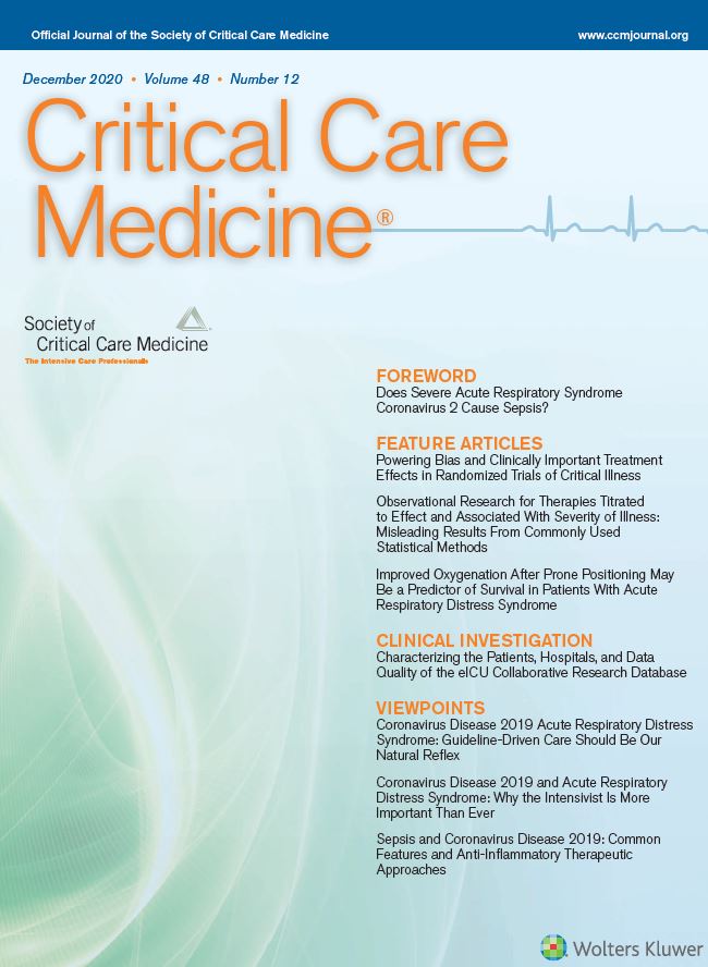 Critical Care Medicine Journal
