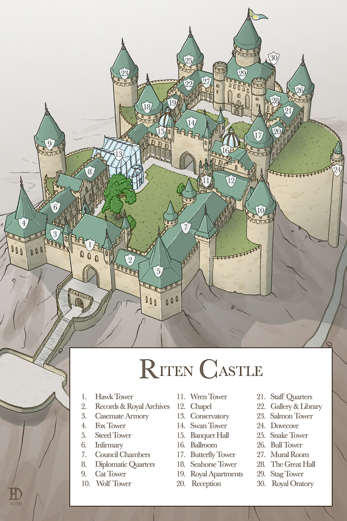 Medieval Castle Layout Rooms