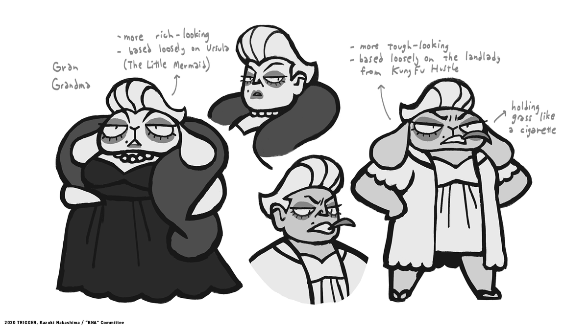 「here's some of the really early concepts i did for michiru! 」genice ...