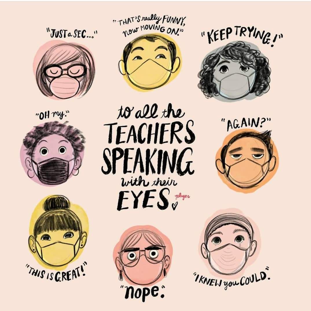 Kids Eyes On Teacher