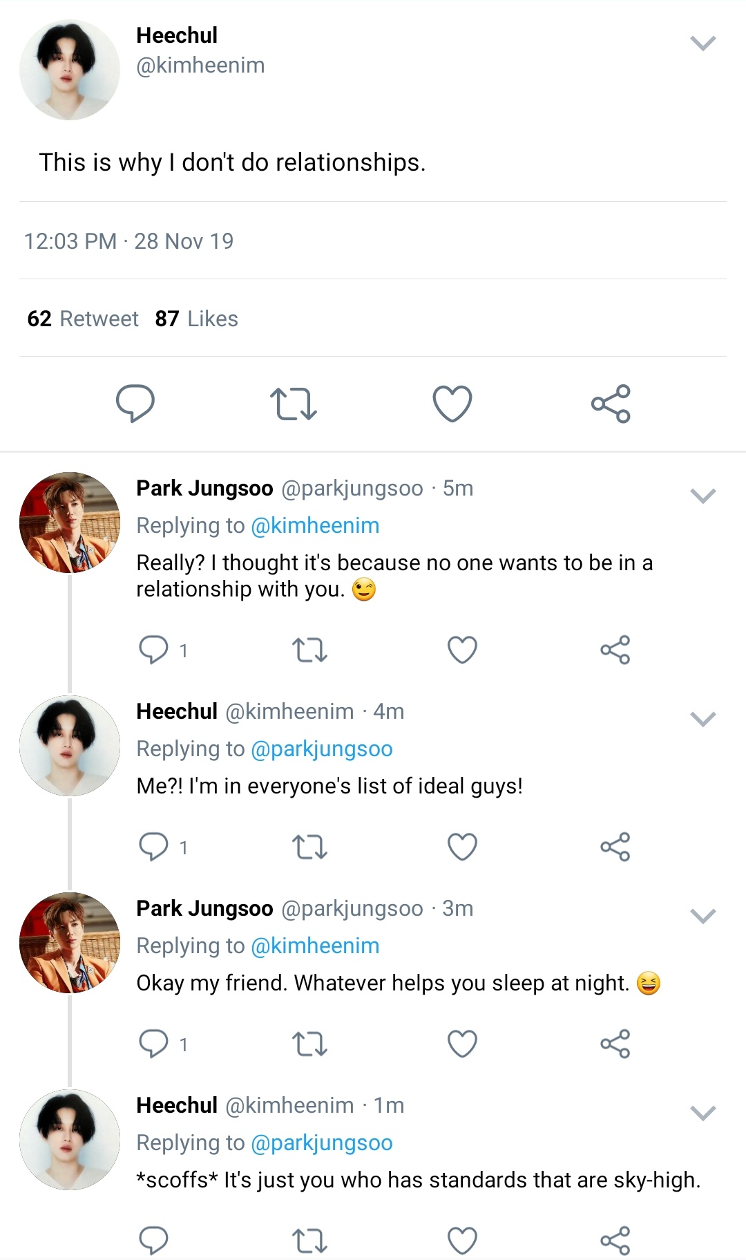 simjang 💙 on Twitter: "[16] The tea about KyuWook https://t.co/d66YUiEzid" / Twitter