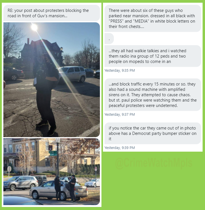 Crimewatchmpls On Twitter Message From A Page Follower Who Was On