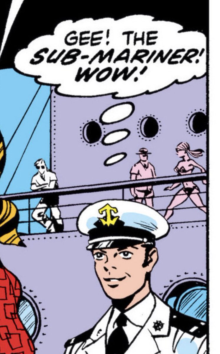 「Lookit that, it's November 1972's SUB-MARINER #55, written a」Dan Schkadeの漫画