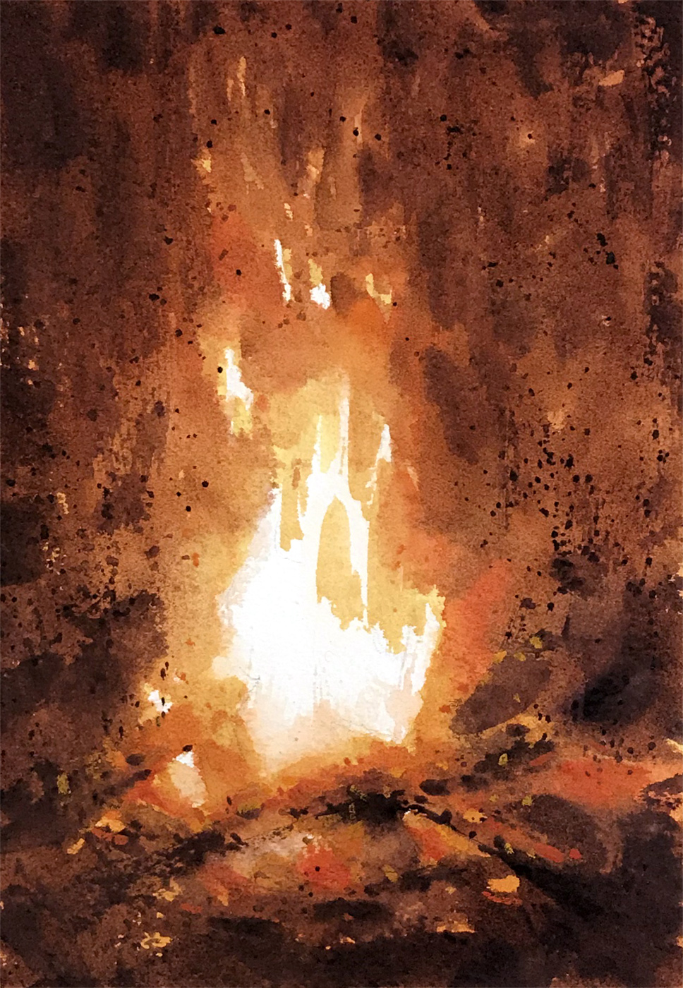 Realistic Fire Painting