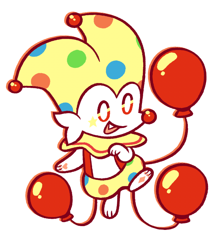 「clown kitsune... clownsune... 」|allieのイラスト