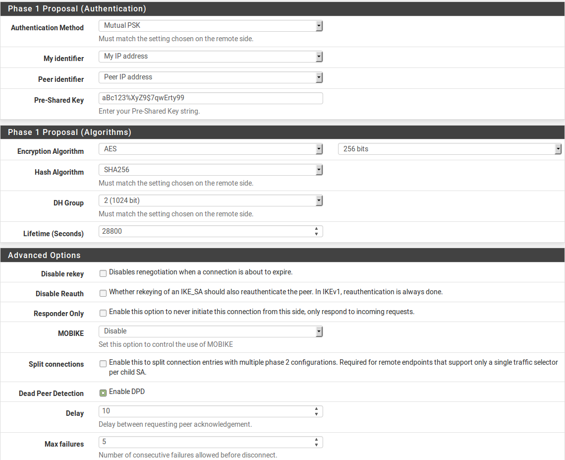 pfSense® Project on Twitter: "The key to making a working #IPsec tunnel is to ensure that both ...