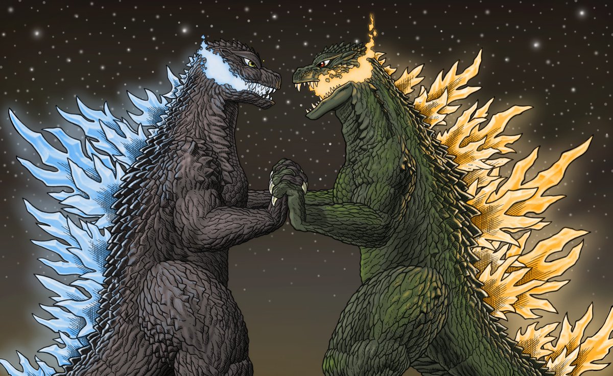 Godzilla 2000 Drawing