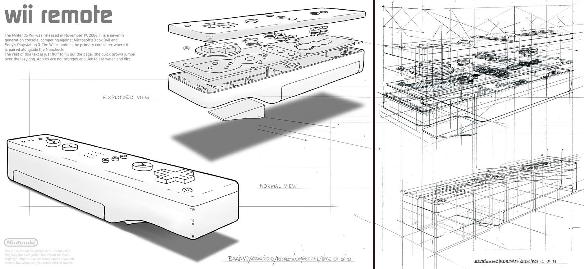 Wii Controller Drawing