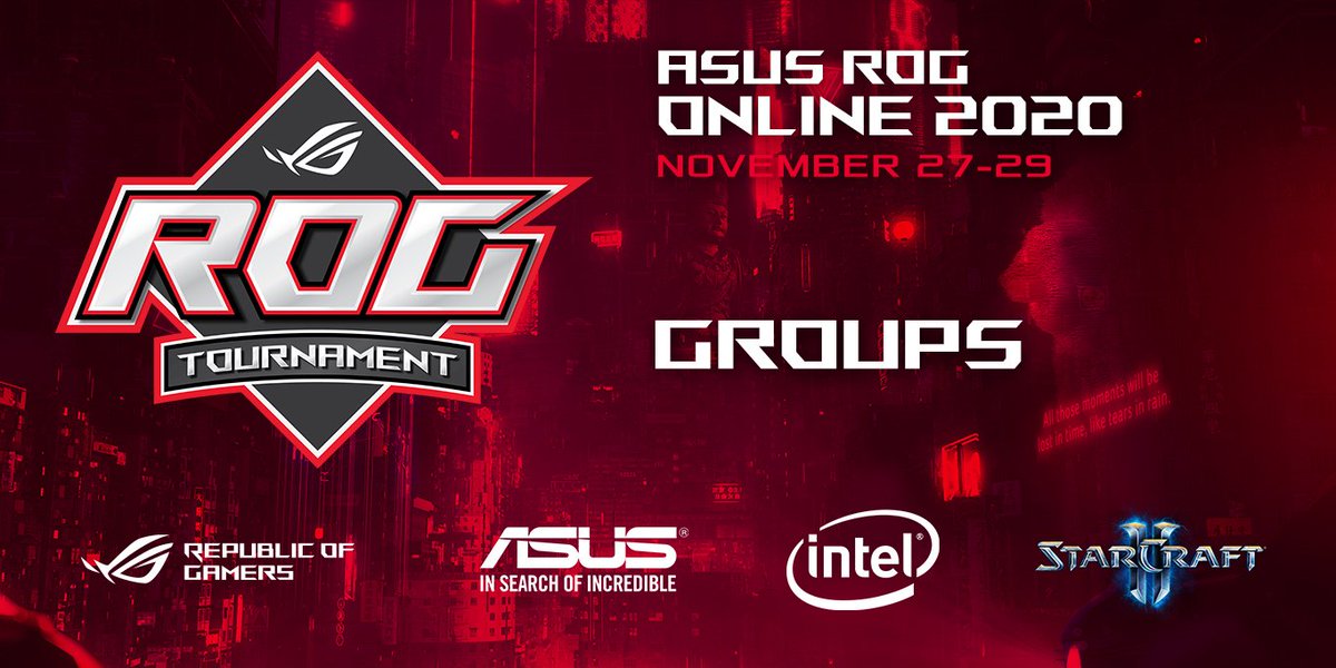 ASUS ROG Tournament groups are live! group B looks fun : r/starcraft