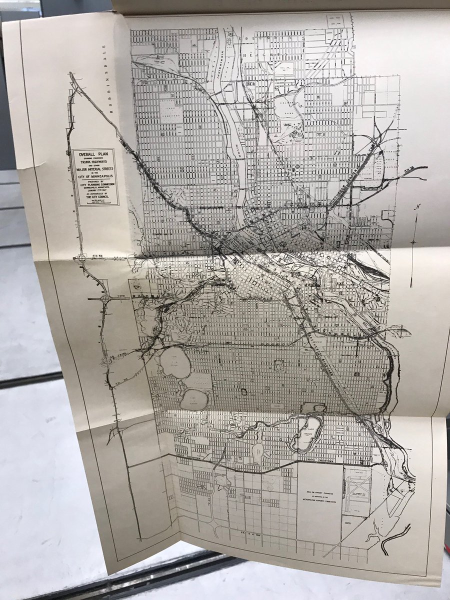 Let’s not forget the maps. Here’s a 1947 map of proposed highways in ...