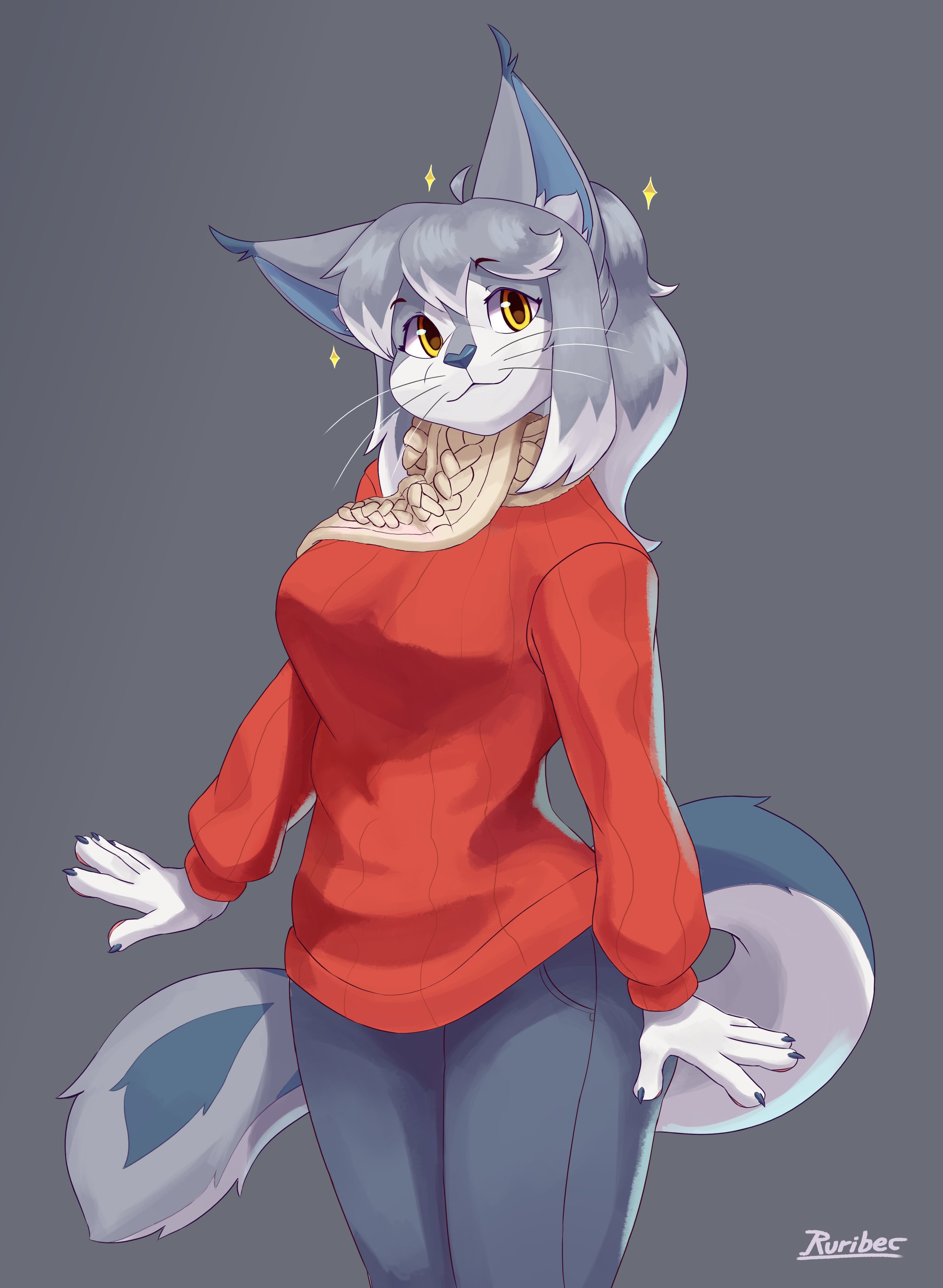 The Big ImageBoard (TBIB) - 2020 absurd res anthro clothed clothing domestic cat ear tuft felid ...