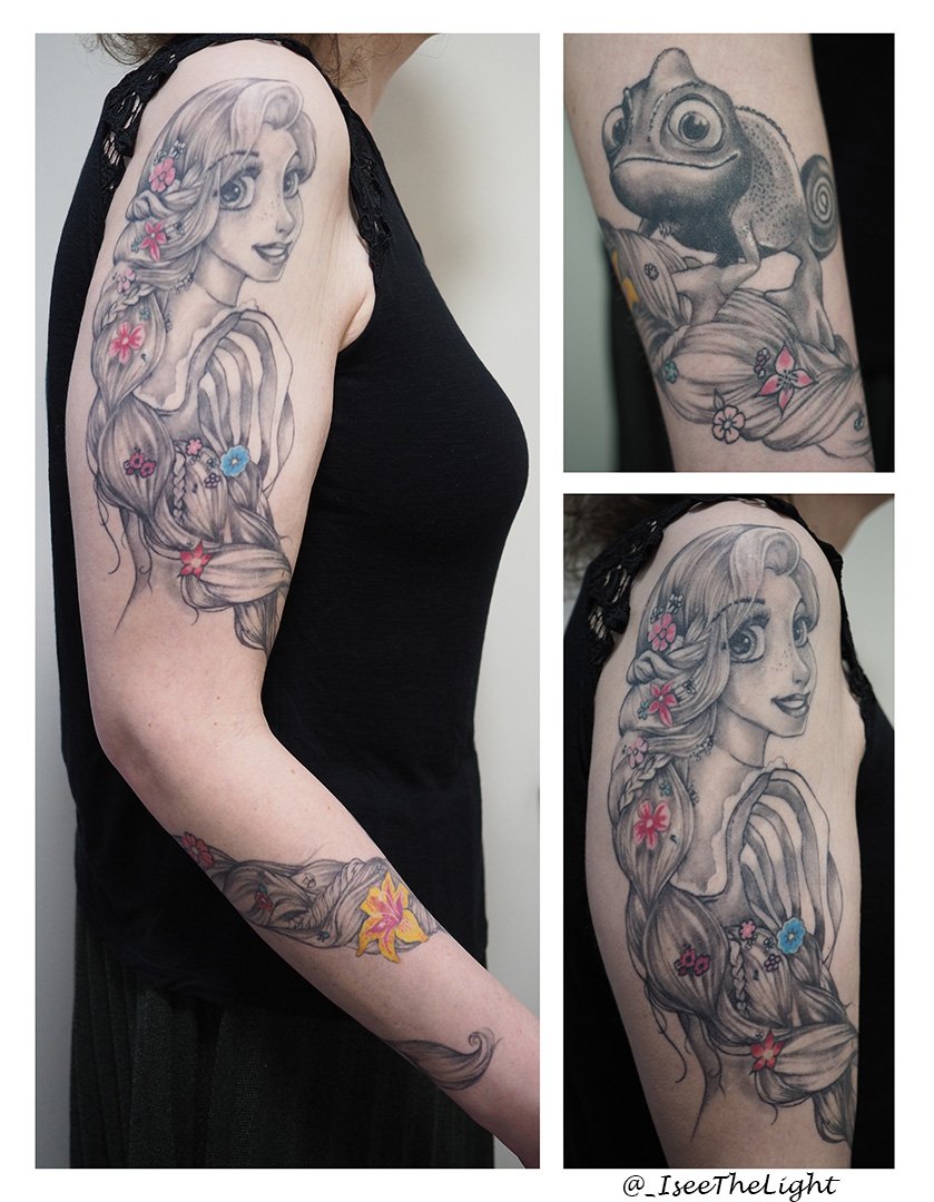 Disney Tangled Tattoo