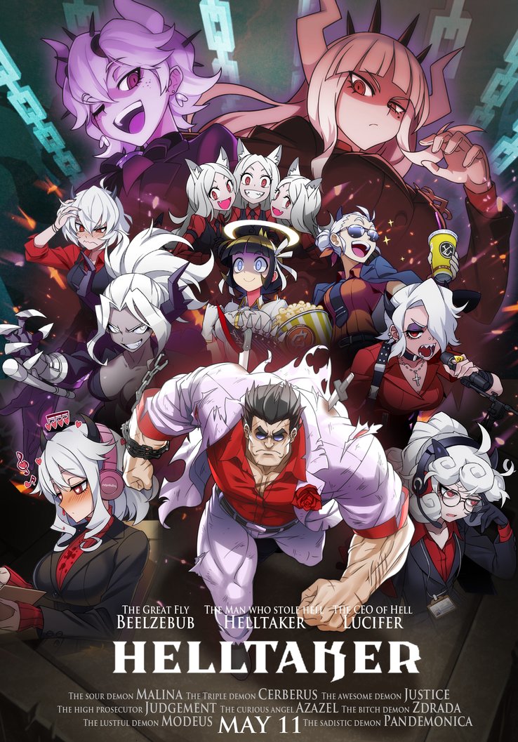 Helltaker Illustrations / Twitter