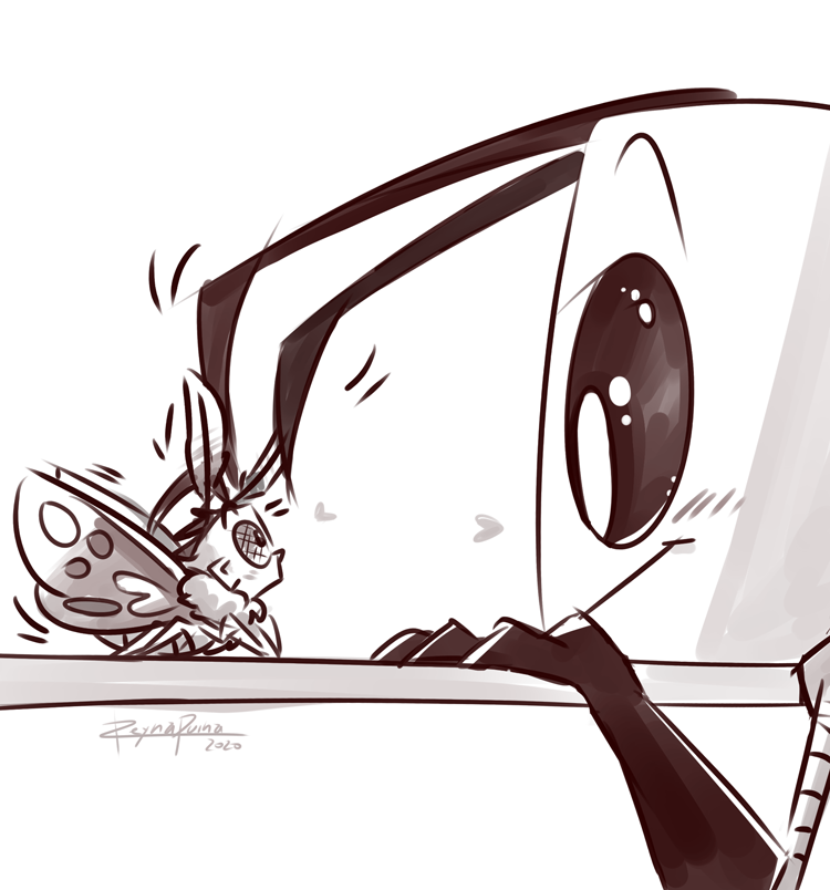 「Sum moar Moth Dib since y'all liked him 」|ReynaRuina 👑のイラスト