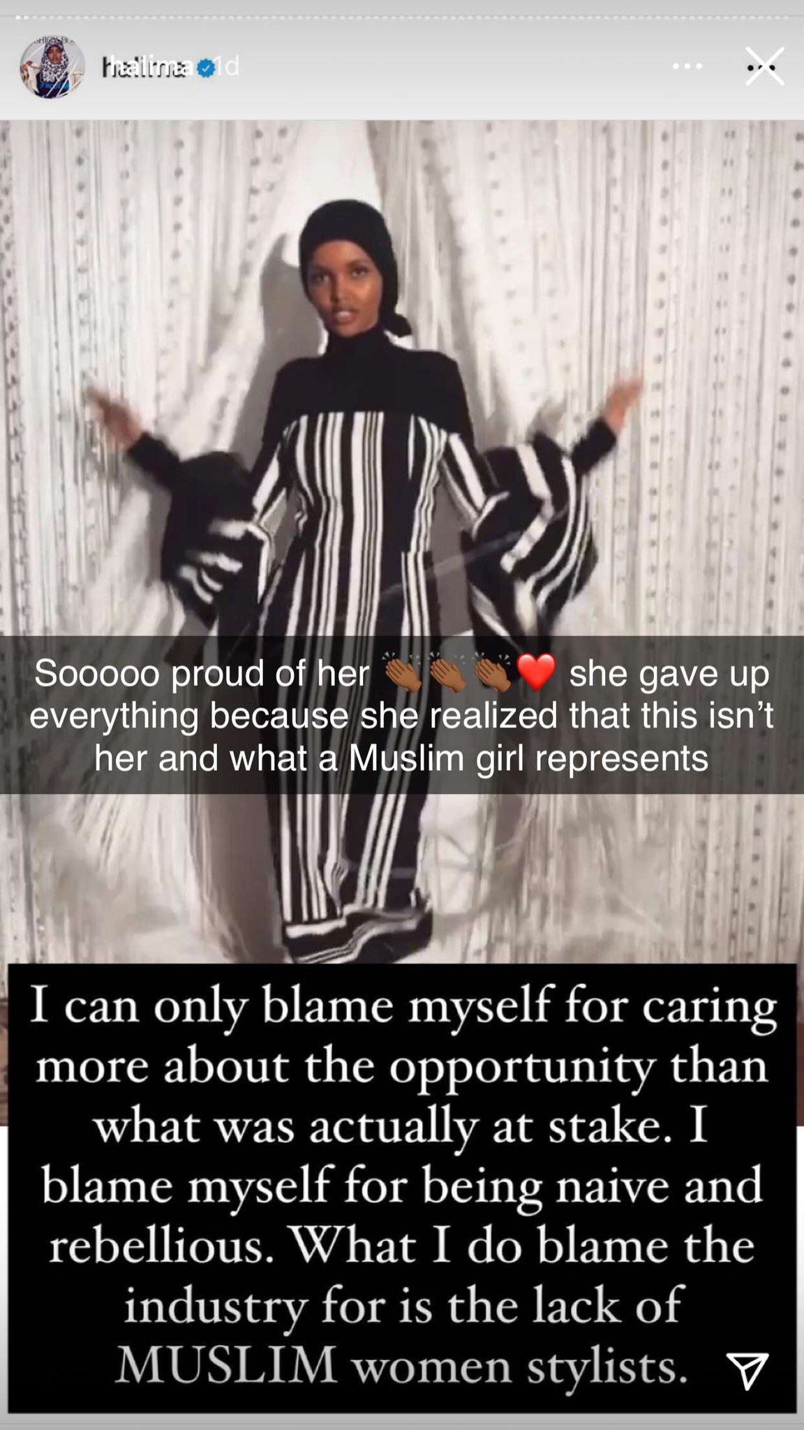 Model Halima Known For Signature Hijab To Take Break from Fashion ...