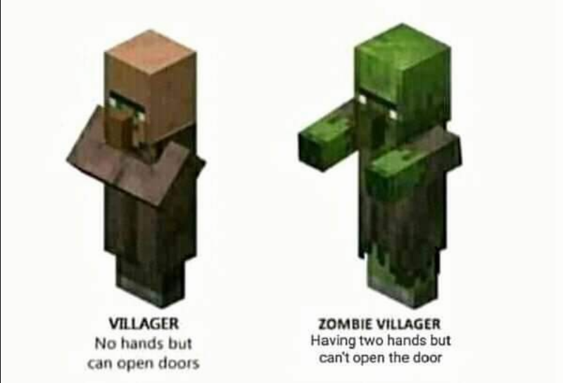Minecraft Zombie Meme
