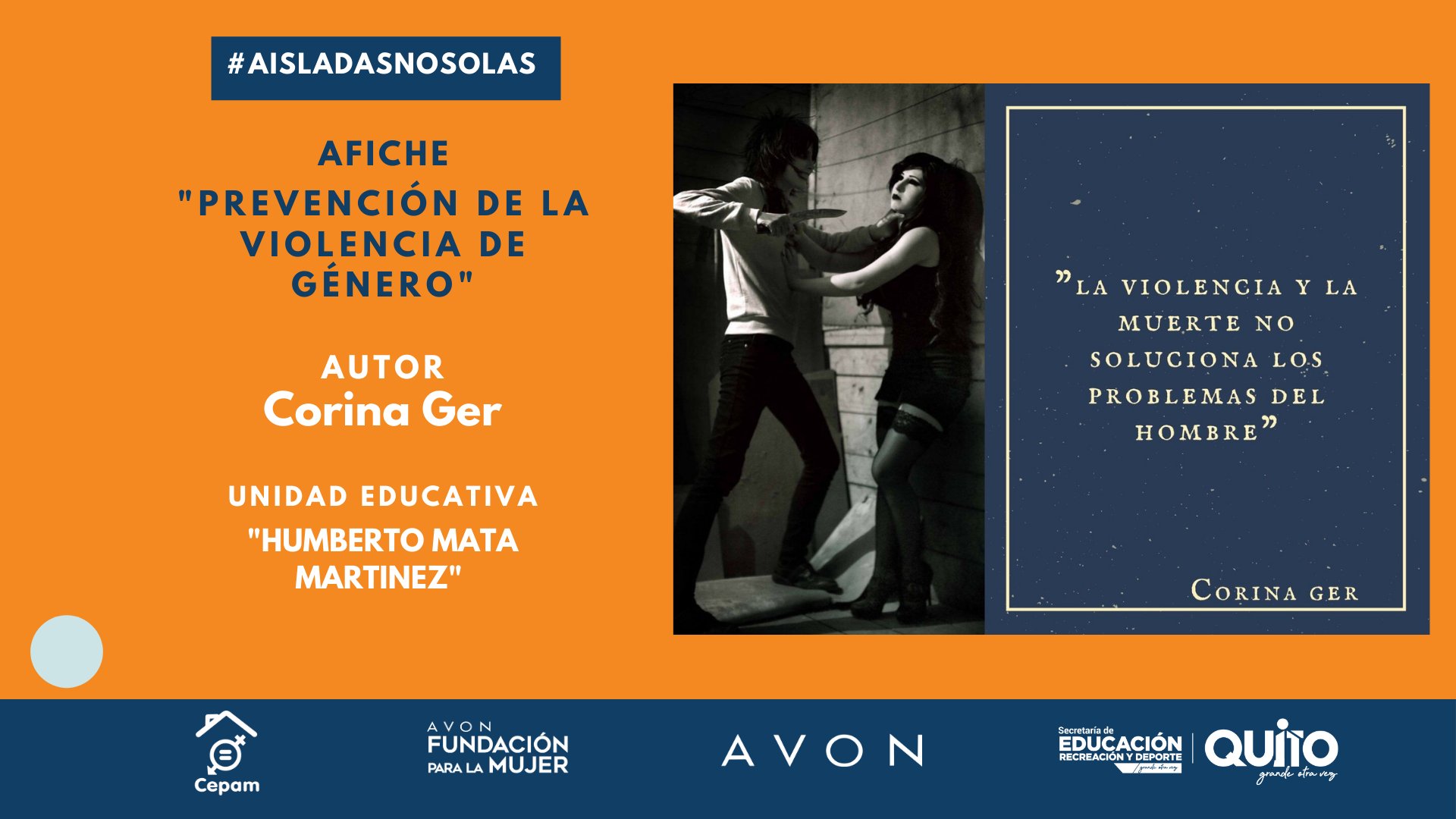 Municipio de Quito on Twitter: "¡Detener la violencia contra las mujeres depende de todos! Este ...