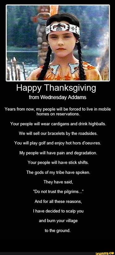 Happy Wednesday Addams Meme