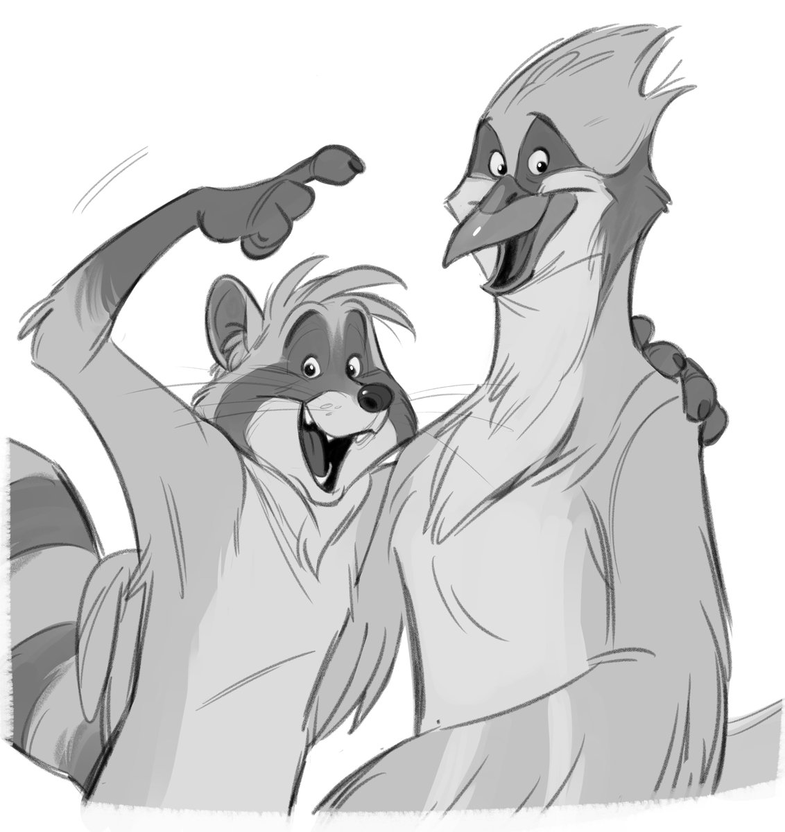 Regular Show Human Drawings