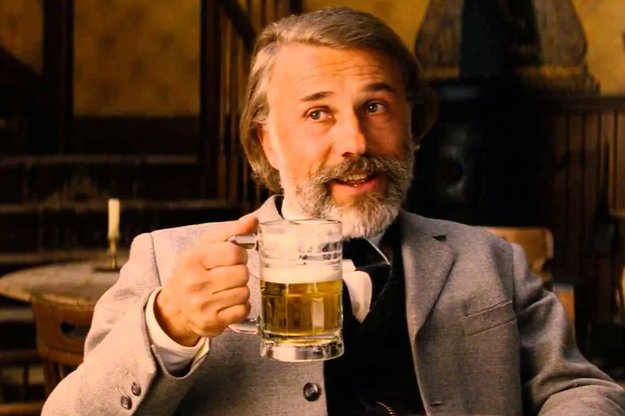 Christoph Waltz Django Beer