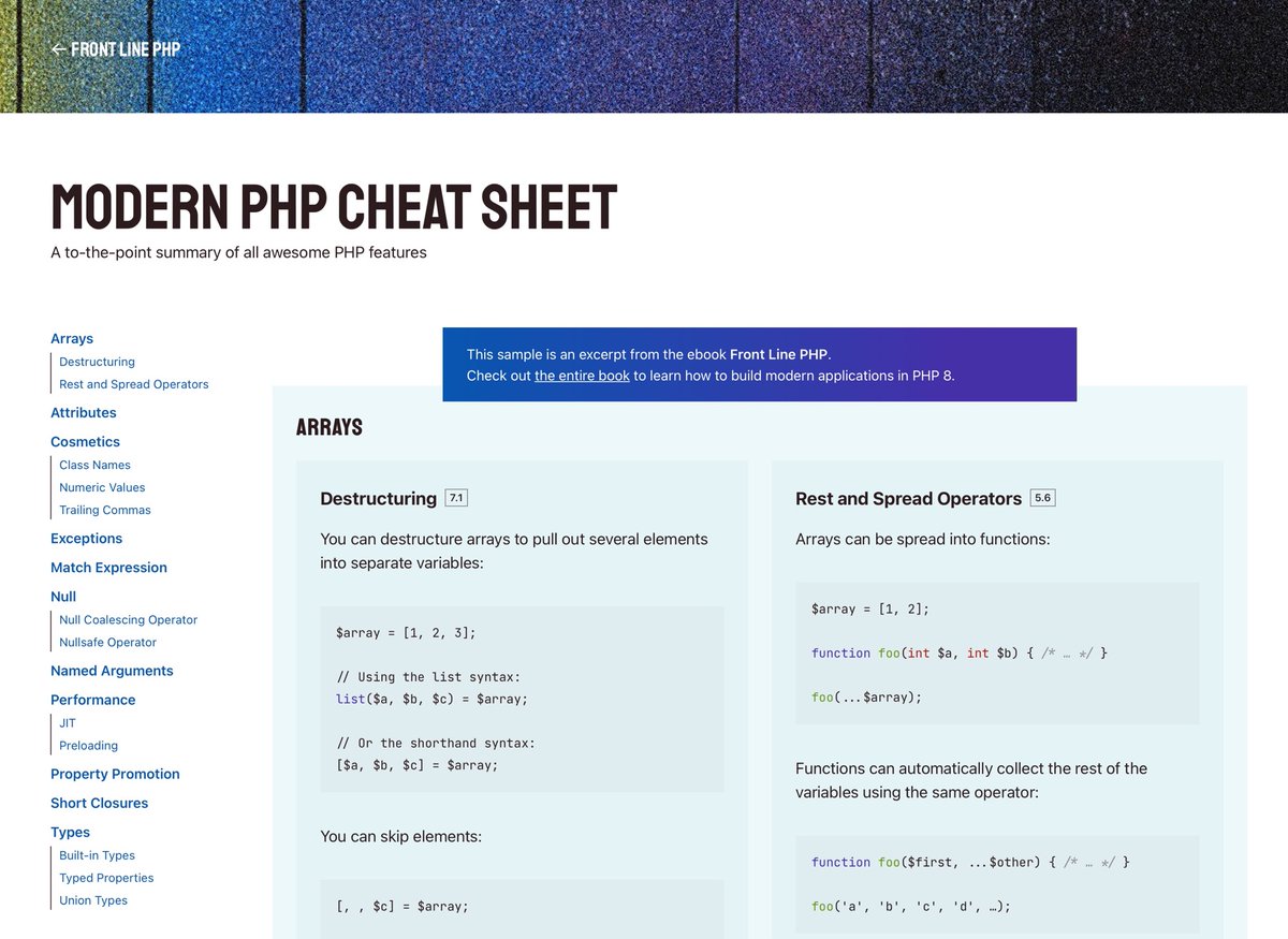 Php Syntax Cheat Sheet Php Cheat Sheet For Basic Functions Syntax Date Formatting Etc