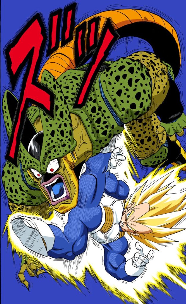 Super Vegeta Vs Cell