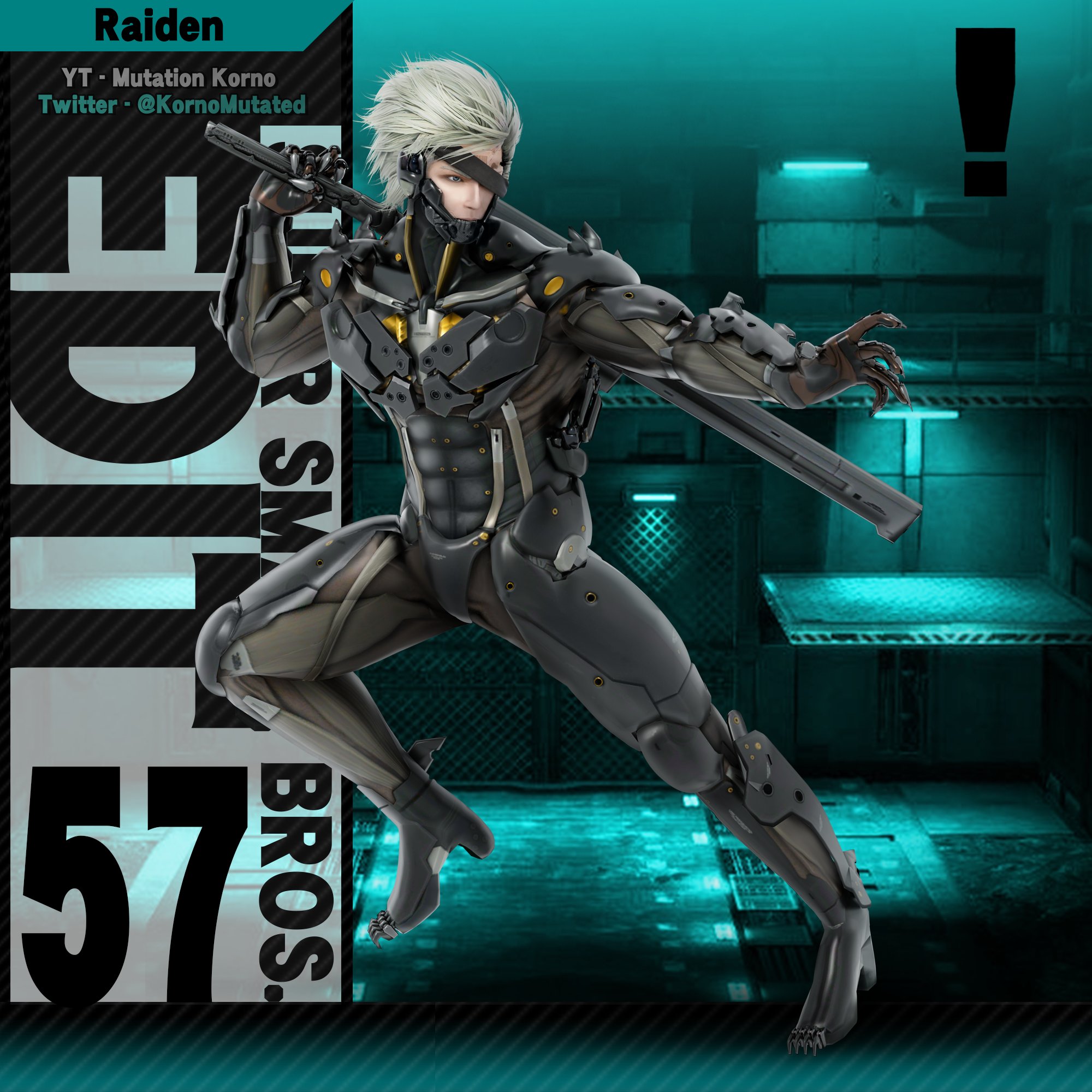 Metal Gear Revengeance Raiden Render