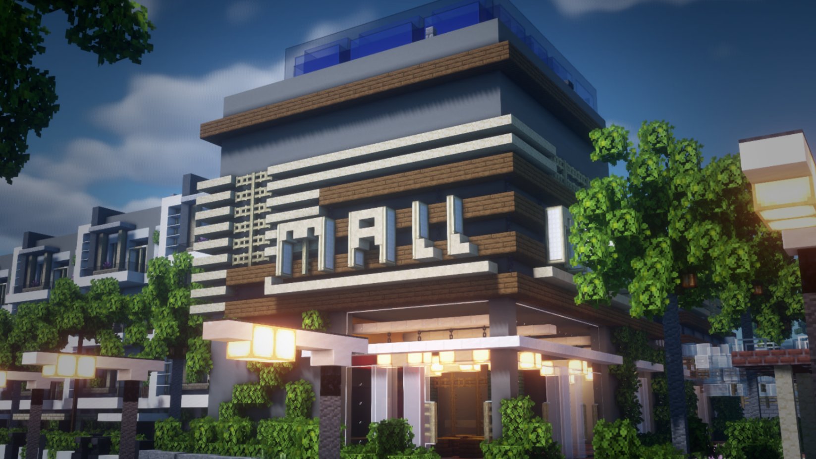 Minecraft Shopping Mall Minecraft Three Pines Mall