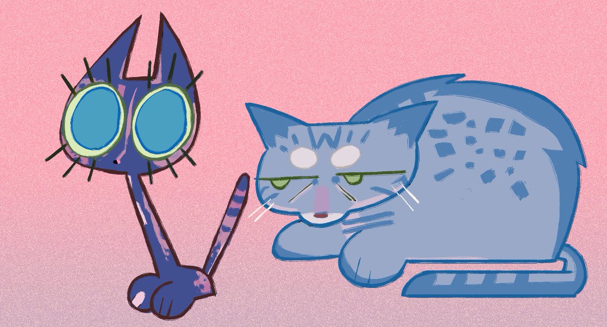 「my cats 」|emのイラスト