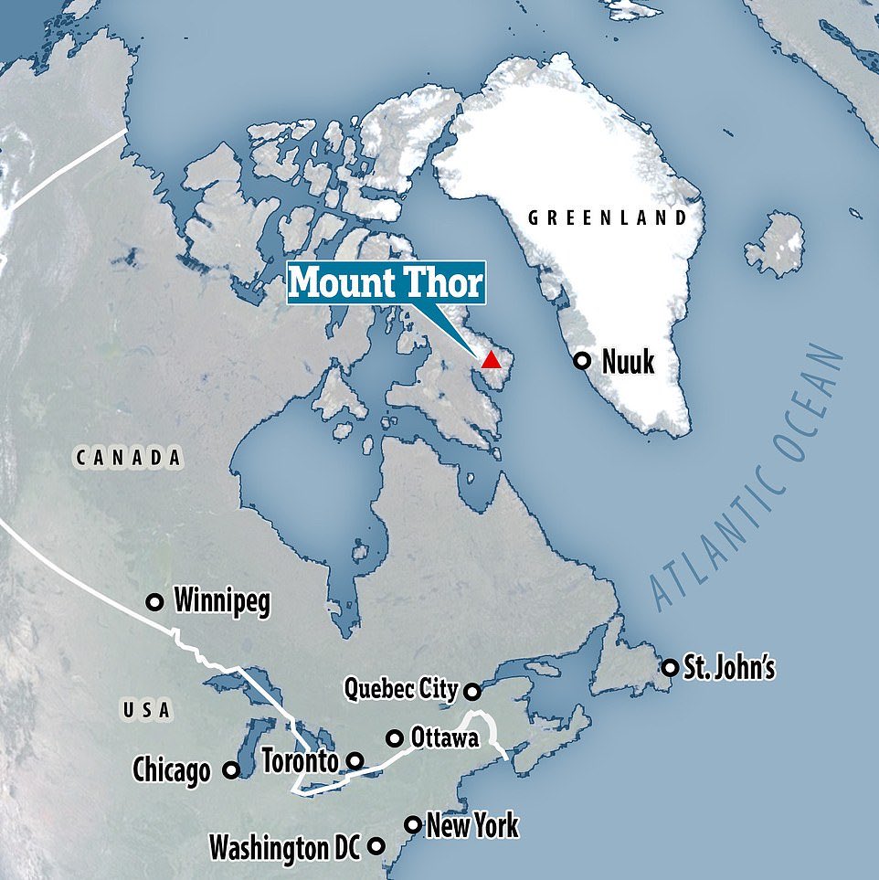 Baffin Island World Map