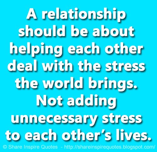 Stress Couple Quotes